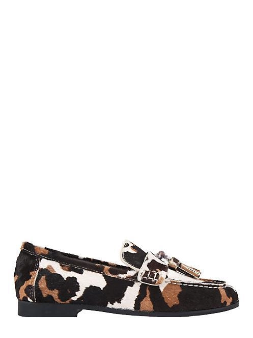 Kurt Geiger Mardy Leather Loafers With Tassel Embellishment - Brown/oth