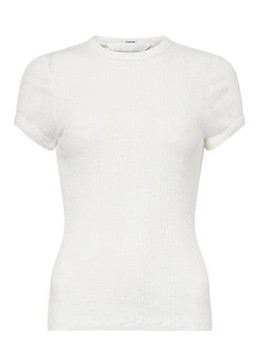 MOTHER The Itty Bitty Ringer Cotton T-shirt - Fluff