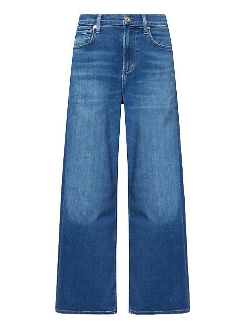 Citizens Of Humanity Lyra Wide-crop-leg Stretch-denim Blend Jeans - Augusta