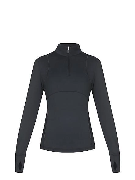 Sweaty Betty Therma Half-zip Midlayer Top - Black