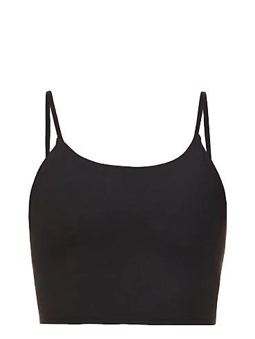 ADANOLA Round Neck Stretch-jersey Bralette - Black