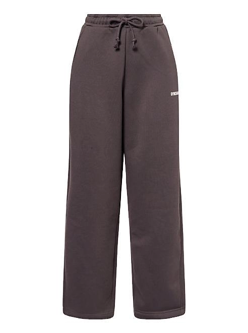 GYMSHARK Cosy Luxe Straight Leg Jersey Jogging Bottoms - Gs Onyx Grey