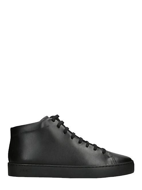JAK Royal High-top Leather Trainers - Black