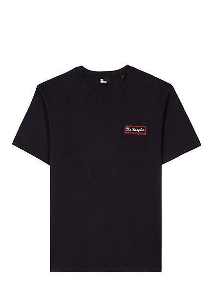 The Kooples Graphic-print Short-sleeve Cotton T-shirt - Dark Navy