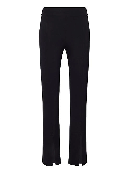 Commando Neoprene Split-front Jersey Trousers - Black