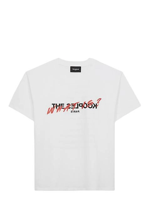 The Kooples Logo-print Cotton-jersey T-shirt - Whi01
