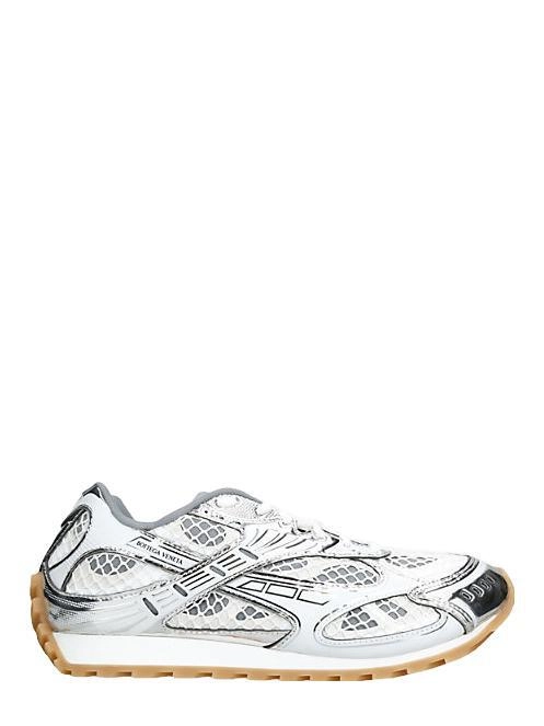 Bottega Veneta Orbit Technical-material Trainers - Silver
