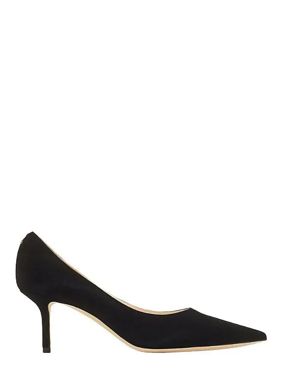 JIMMY CHOO Love 65 Suede Court Shoes - Black