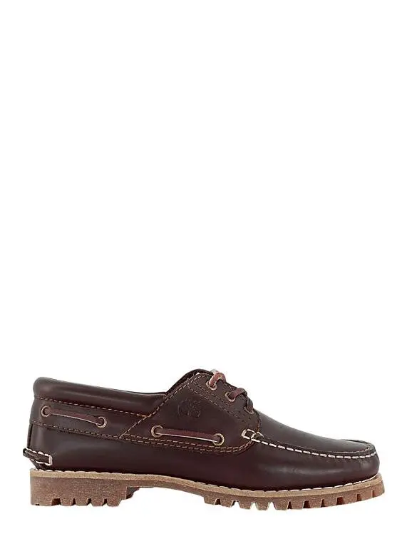 Timberland Noreen Three-eye Leather Boat Shoes - Brown
