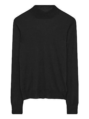 JOSEPH Cashmere High Neck Jumper - Navy