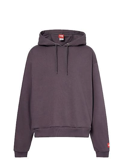 The North Face Redbox Brand-patch Cotton-jersey Hoodie - Obsidian