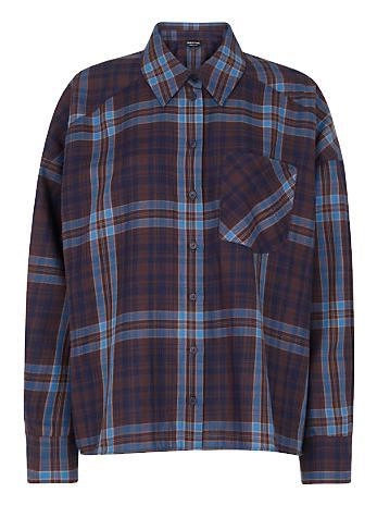 Whistles Checked Brushed Cotton Shirt - Multi-coloured