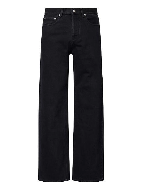 Jacquemus Le De-nimes Straight-leg Denim Jeans - Black
