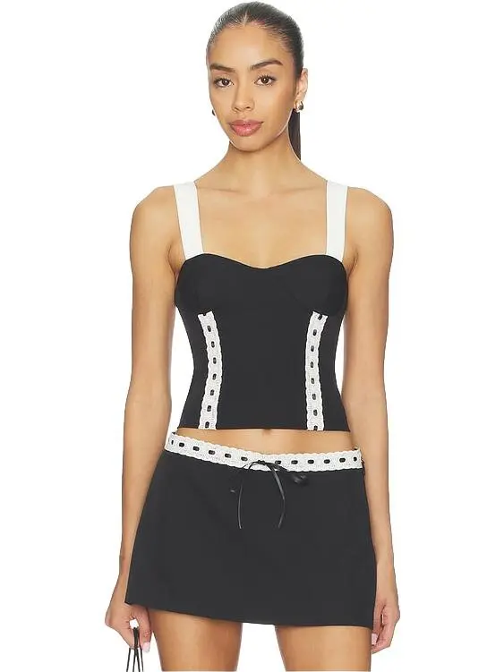 BY.DYLN Juliette Top - Black