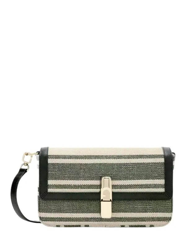 Furla Small Striped Crossbody Bag - Blue