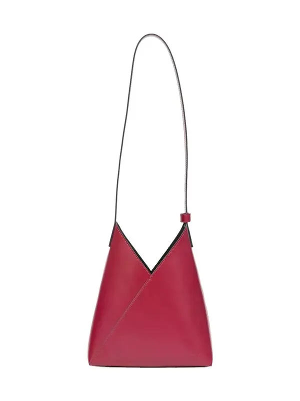 MAISON MARGIELA Small Fortune Cookie Shoulder Bag - Red