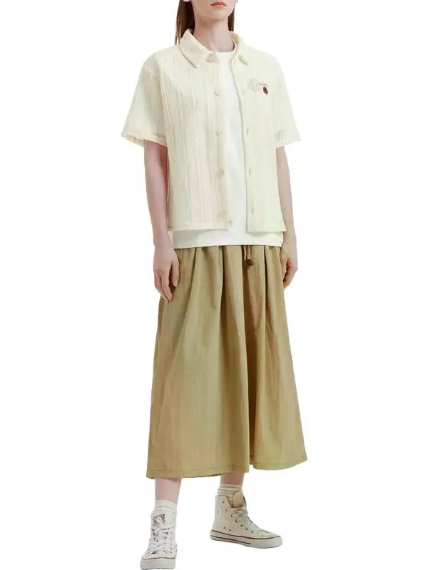FINGERCROXX Textured Knitwear With Embroidered Detail - Neutrals