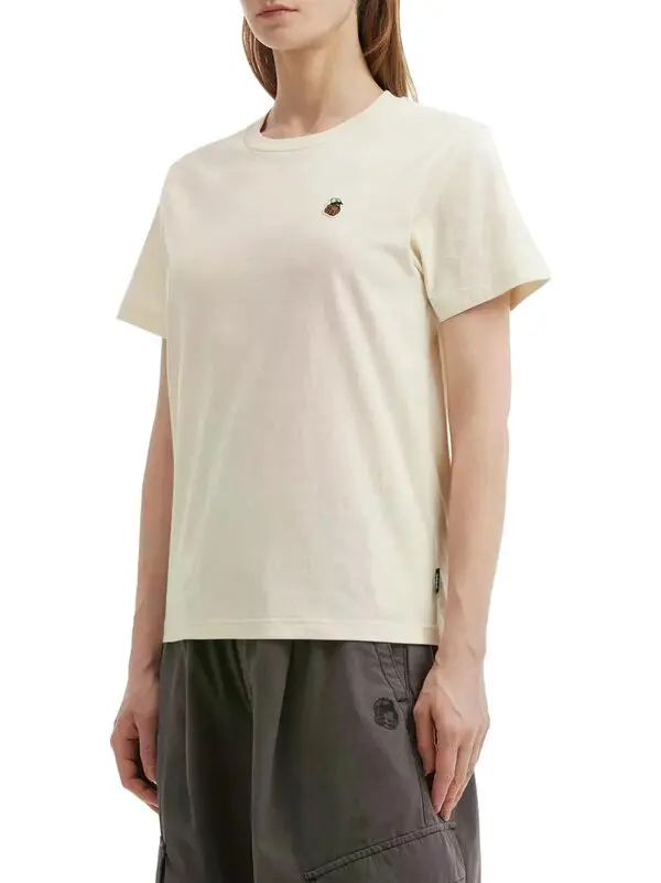 FINGERCROXX Logo Patch T-shirt - Neutrals