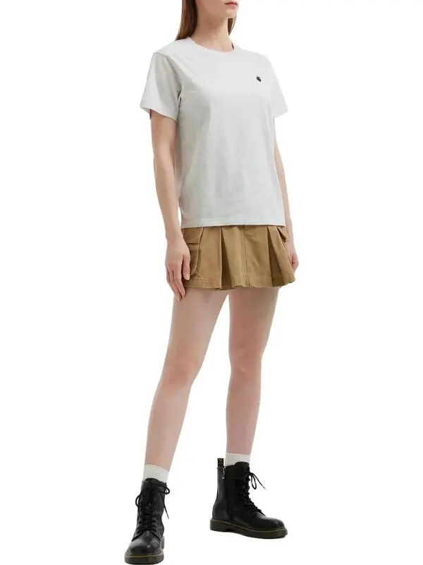 FINGERCROXX Logo-patch T-shirt - Grey