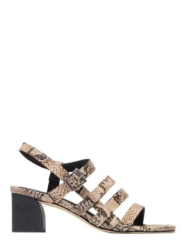 Bernardo Novi Strappy Block Heel Sandals - Neutrals