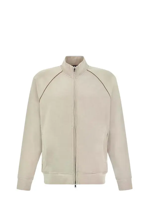 Paul & Shark X‑soft Zip‑up Sweatshirt - Neutrals