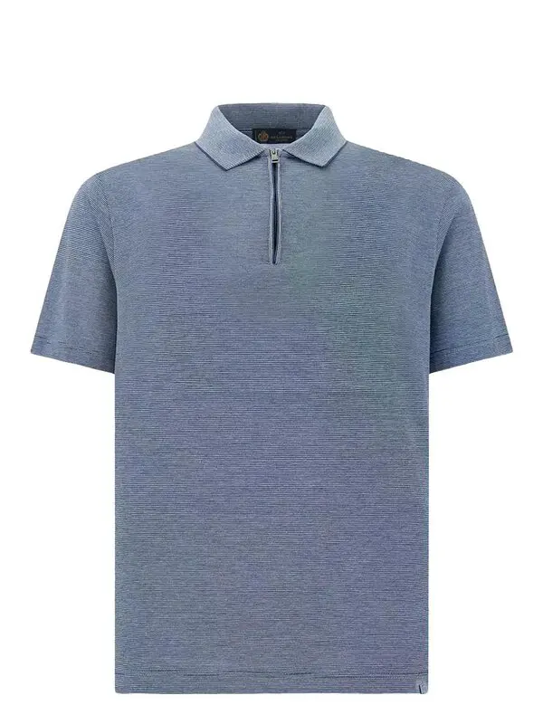 Paul & Shark Zip Polo Shirt - Blue