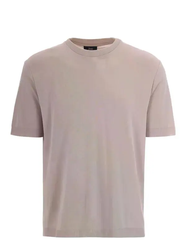 Herno Round-neck T-shirt - Neutrals