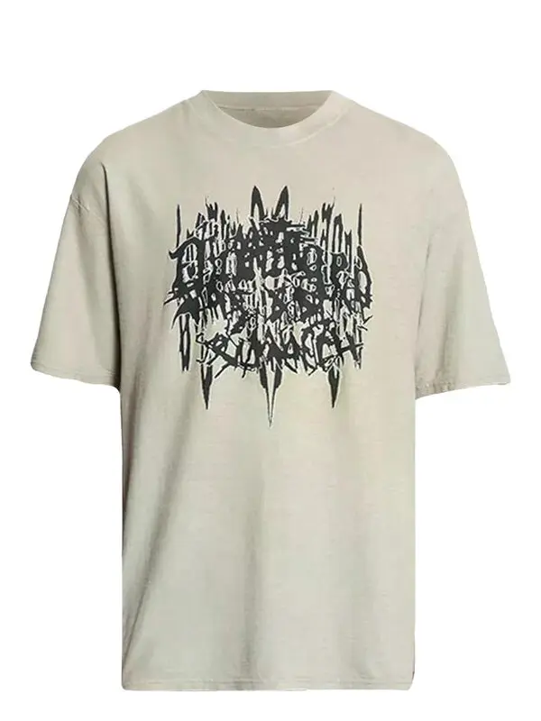 44 LABEL GROUP Abstract Print T-shirt - Grey