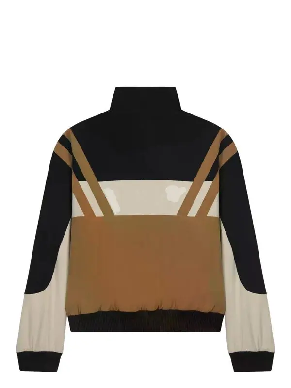 Gcds Colour-block Zip-up Jacket - Black