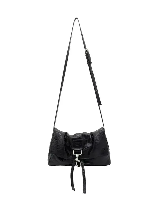 RADICA STUDIO Mini La Bisaccia Soufflé Shoulder Bag - Black