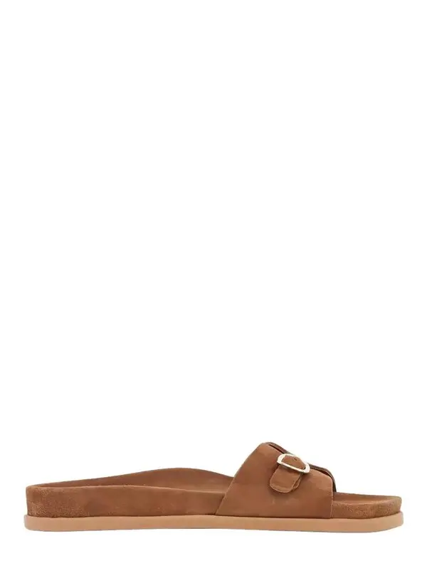 ANCIENT GREEK SANDALS Buckle Strap Sandals - Brown