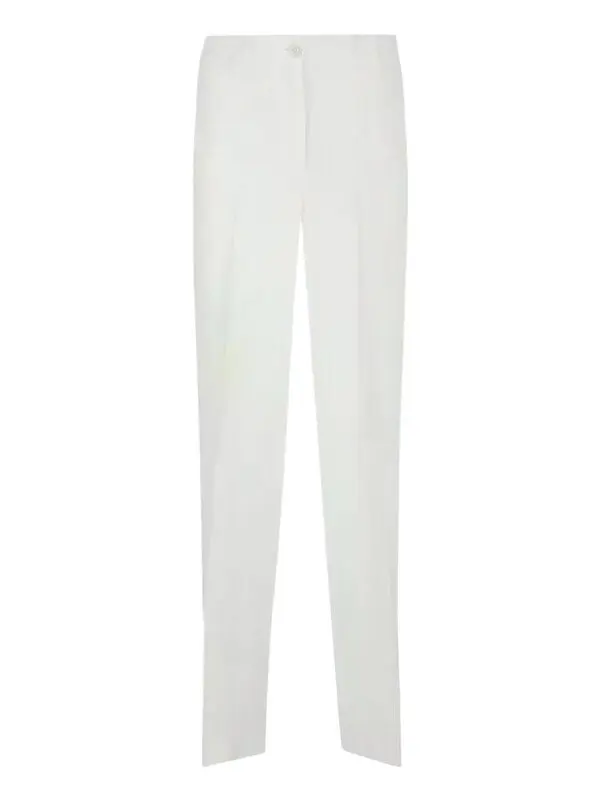 P.a.r.o.s.h Cream Tailored Trousers - White