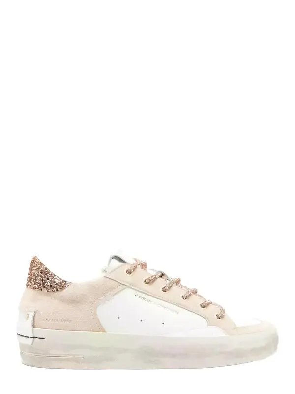 CRIME LONDON Glitter Embellished Sneakers - Neutrals