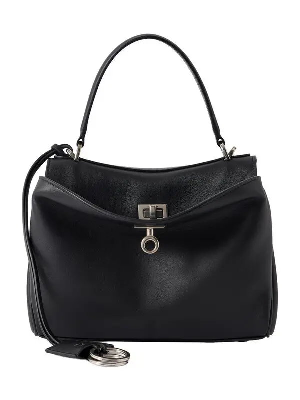 Balenciaga Rodeo Mini Leather Tote - Black