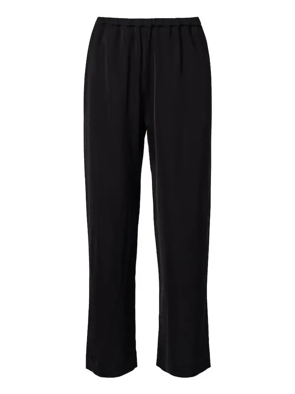 RÓHE Cropped Wide-leg Pants - Black