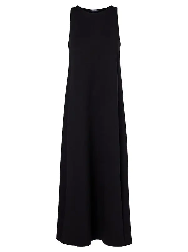 Max Mara Jersey Midi Dress - Black