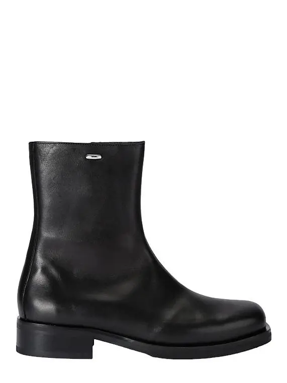 Our Legacy Camion Leather Ankle Boots - Black
