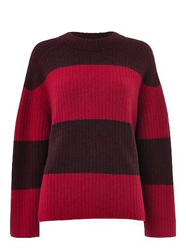 Whistles Wide Stripe Wool-blend Knitted Jumper - Multi-coloured