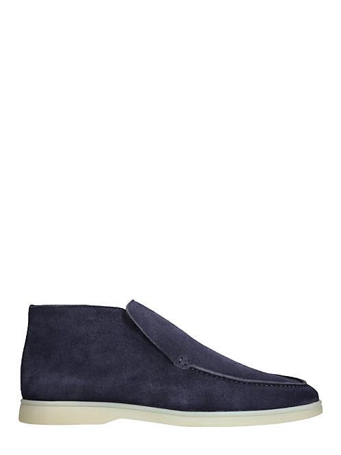 AURELIEN City Suede Loafers - Navy