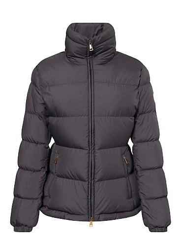 Moncler Down Puffer Jacket With High Neck - Black