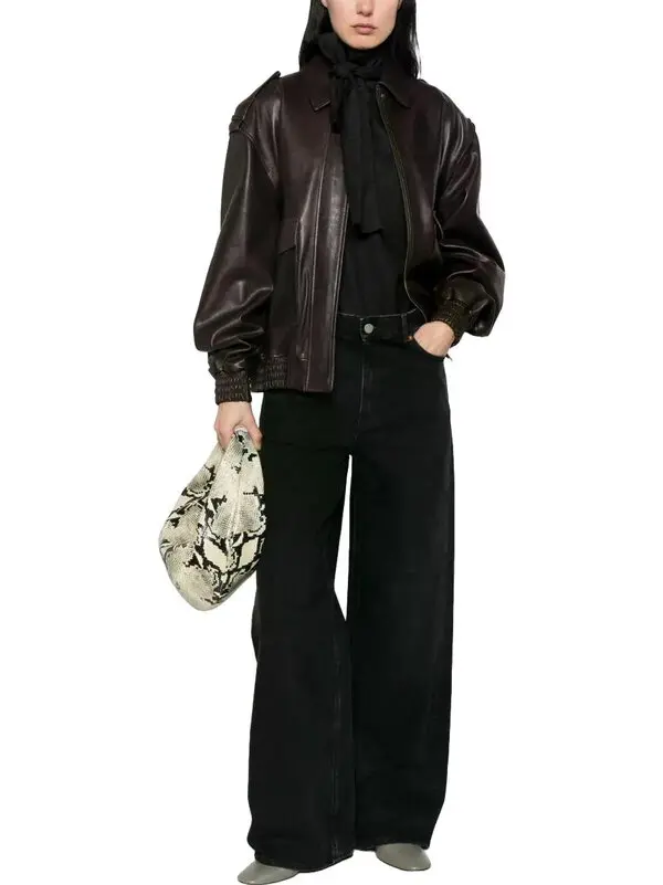 TEURN STUDIOS Wide Leg Jeans - Black