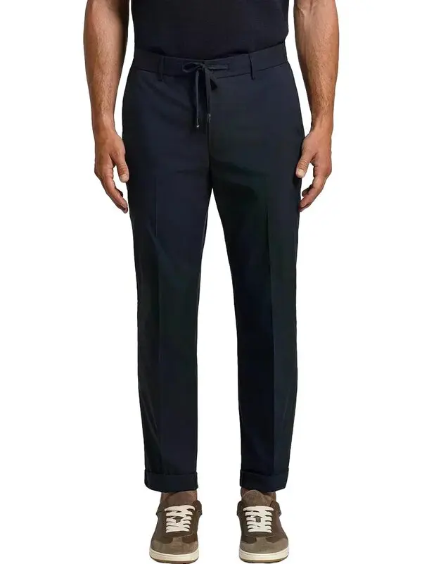 Peserico Drawstring Trousers - Blue