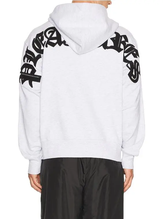 PLEASURES Neural Zip Hoodie In . Also - Grey