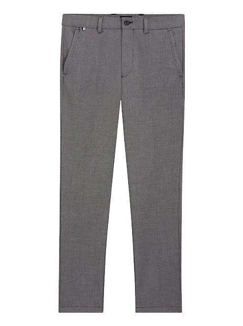 BOSS Tailored Slim-fit Woven Trousers - Black