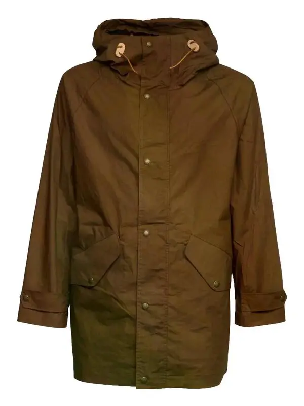 CECCARELLI Hooded All Weather Coat - Brown