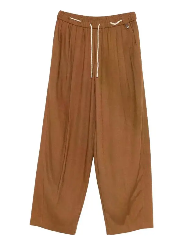 Herno Drawstring Trousers - Brown