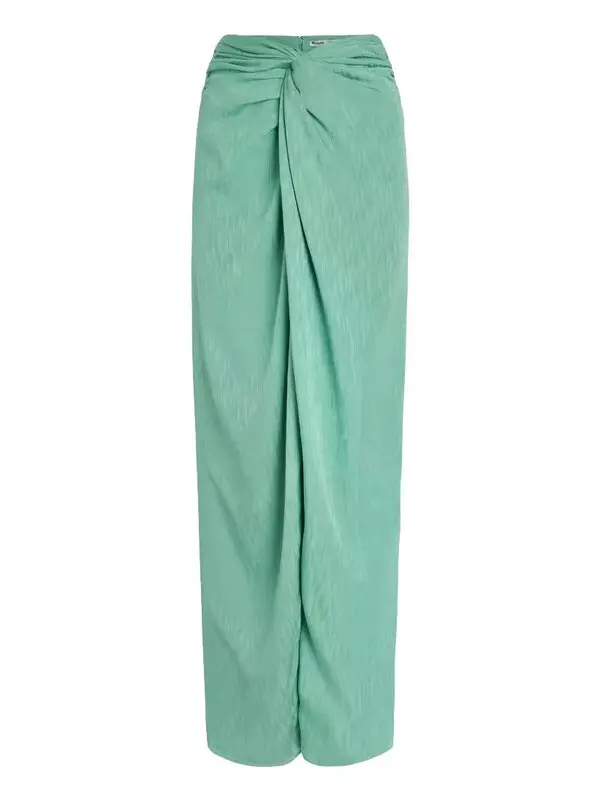 BLAZÉ MILANO Twisted Skirt - Blue