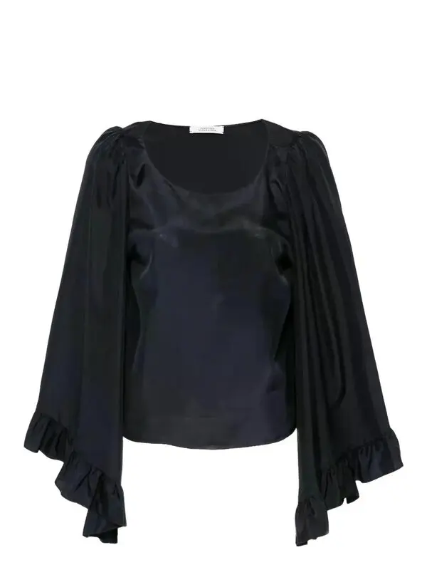 Dorothee Schumacher Ruffled Cuff Blouse - Blue