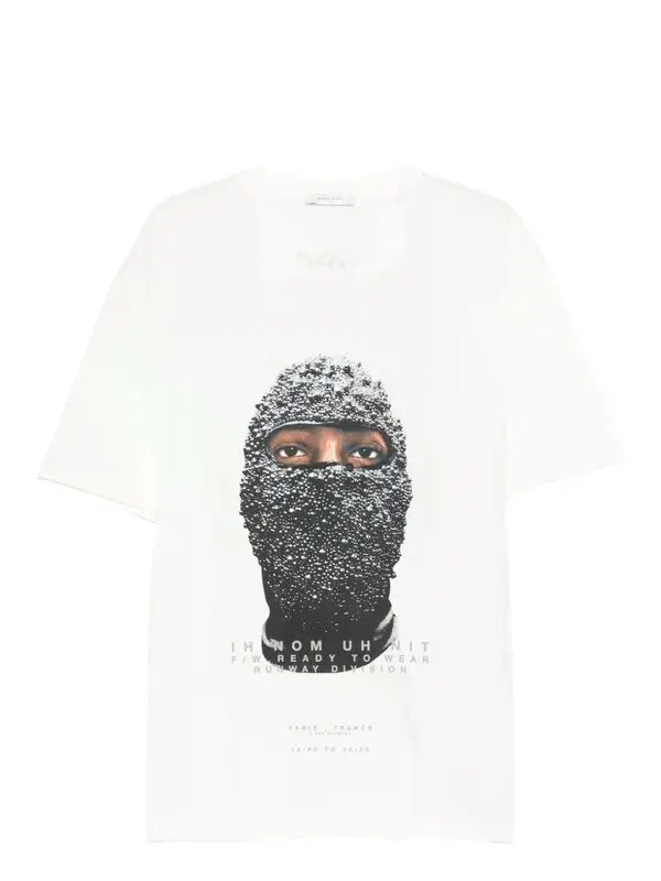 IH NOM UH NIT Graphic Print T-shirt - Neutrals