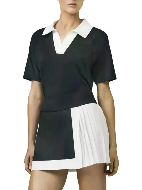 Goldbergh Polo-collar T-shirt - Black